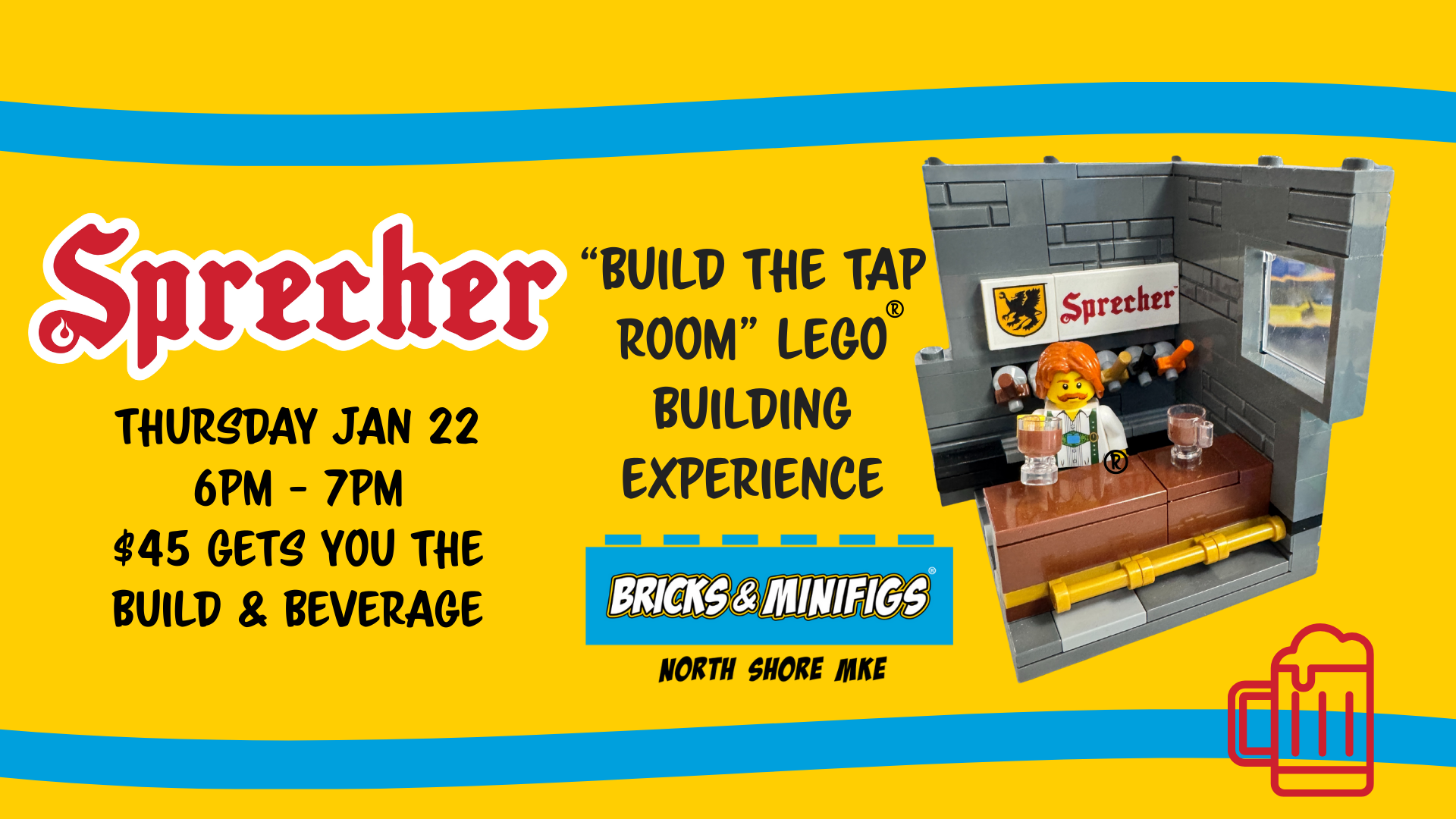 "Build The Taproom" Brick Building Experience – Sprecher