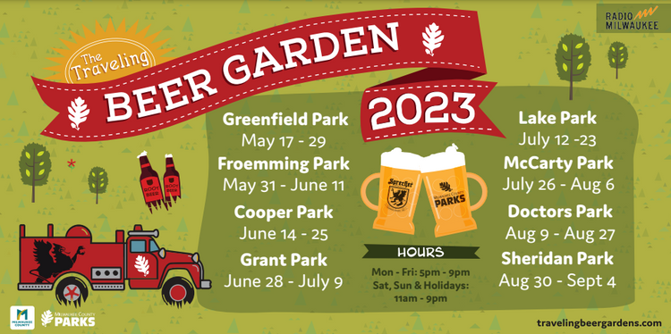 2023 Traveling Beer Garden Schedule | Sprecher Brewing Co.
