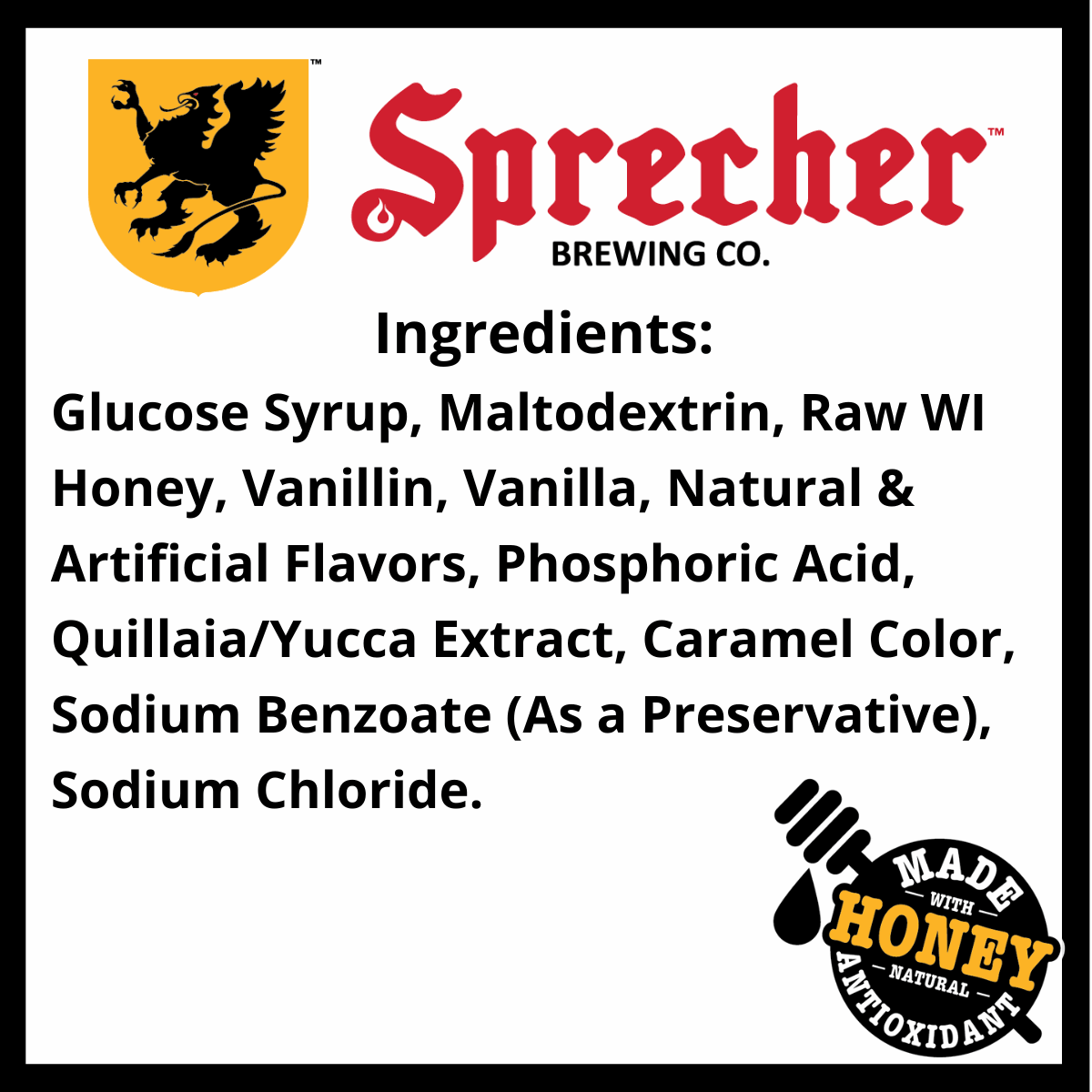 Puma Kola Extract | Sprecher Brewing Company