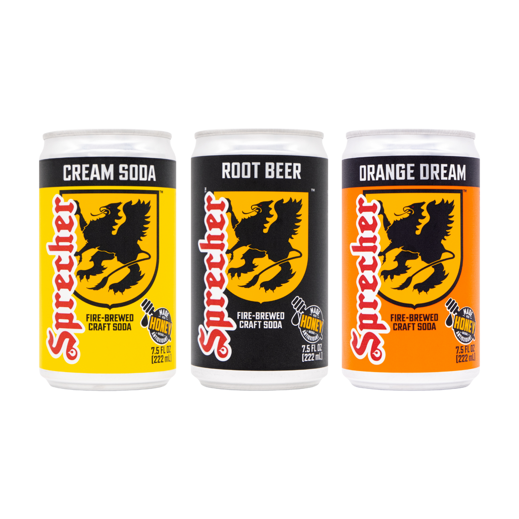 Sprecher Mini Cans | Small Size, Big Craft Soda Flavor